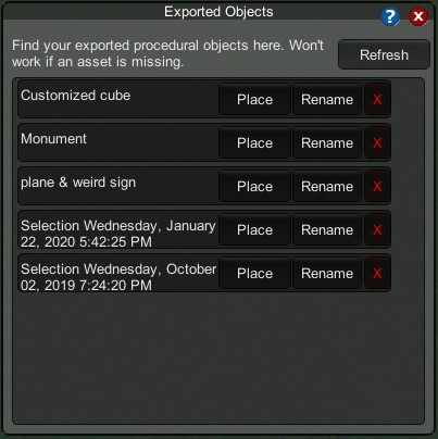 Exported Objects/ja - Procedural Objects