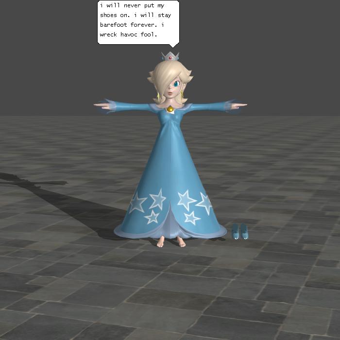 Rosalina (SSBWU Saga XPS) - Drawn Feet Wiki