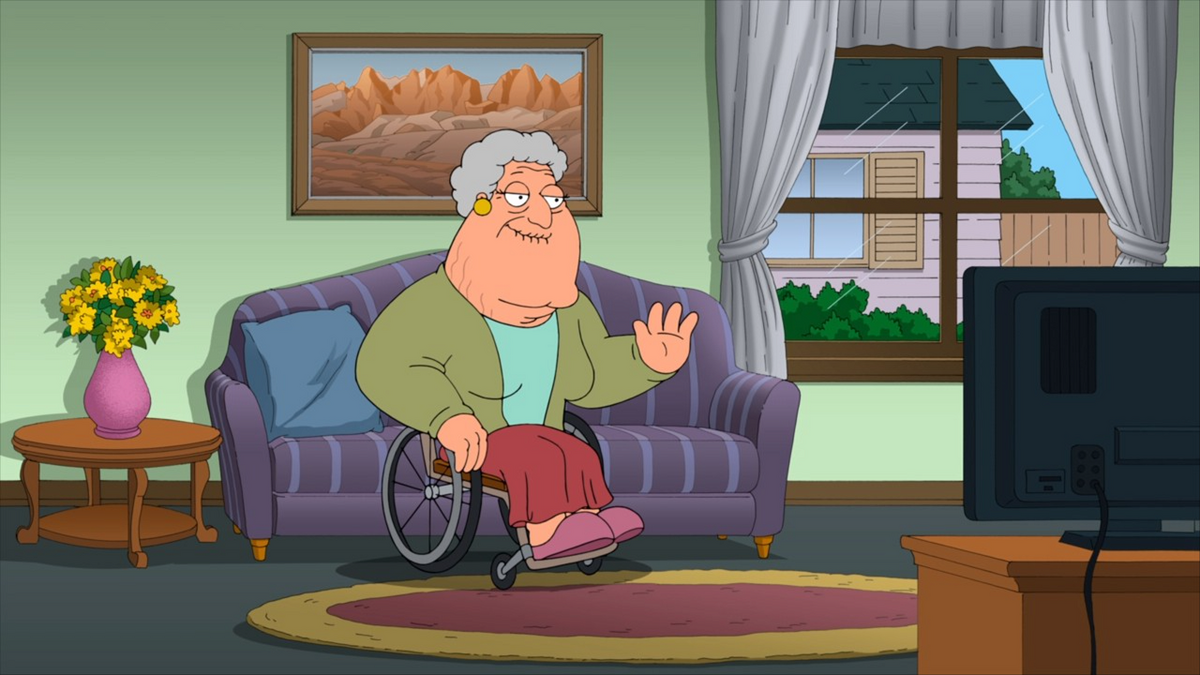 Joe Swanson's mother - Family Guy Wiki
