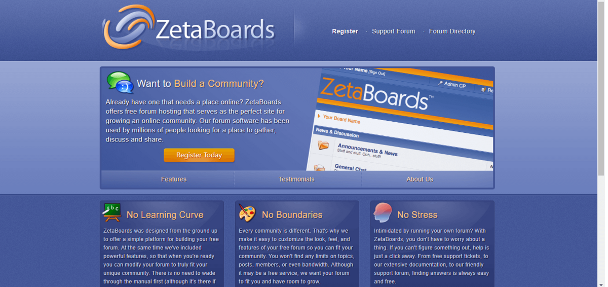 Zetaboards - The Forum Wiki