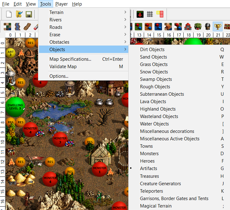 Map Editor - Objects - Heroes of Might and Magic III