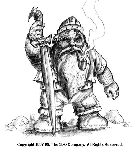 Dwarf and Battle Dwarf - Heroes of Might and Magic III