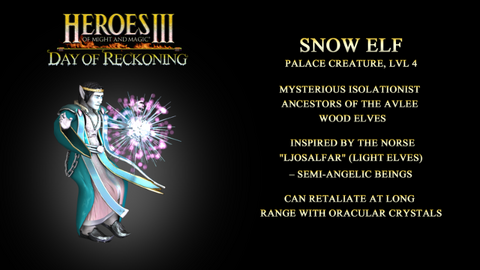 Snow Elf and High Elf - Heroes of Might and Magic III