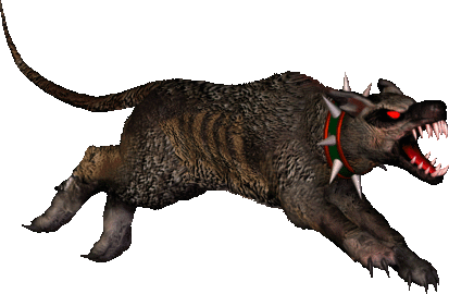 Hell Hound and Cerberus - Heroes of Might and Magic III