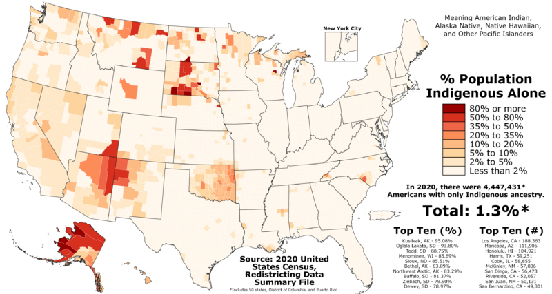 List of U.S. counties with Native American majority populations - iCopedia
