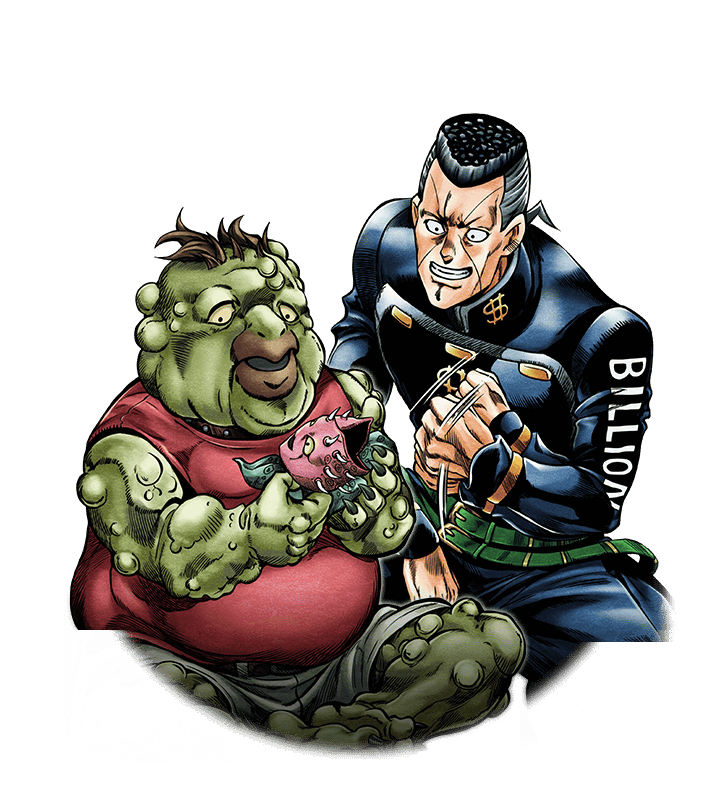 (SSR) Okuyasu Nijimura, Nijimura's Father, and Stray Cat (Polar Star ...