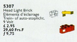 5307 Head Light Brick - Brickipedia, the LEGO Wiki