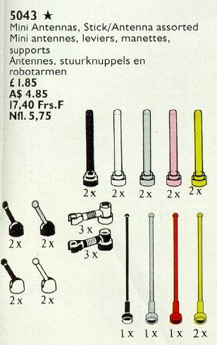 5043 Antenna Pack - Brickipedia, the LEGO Wiki