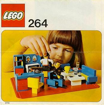 264 Complete Livingroom with 2 Figures - Brickipedia, the LEGO Wiki