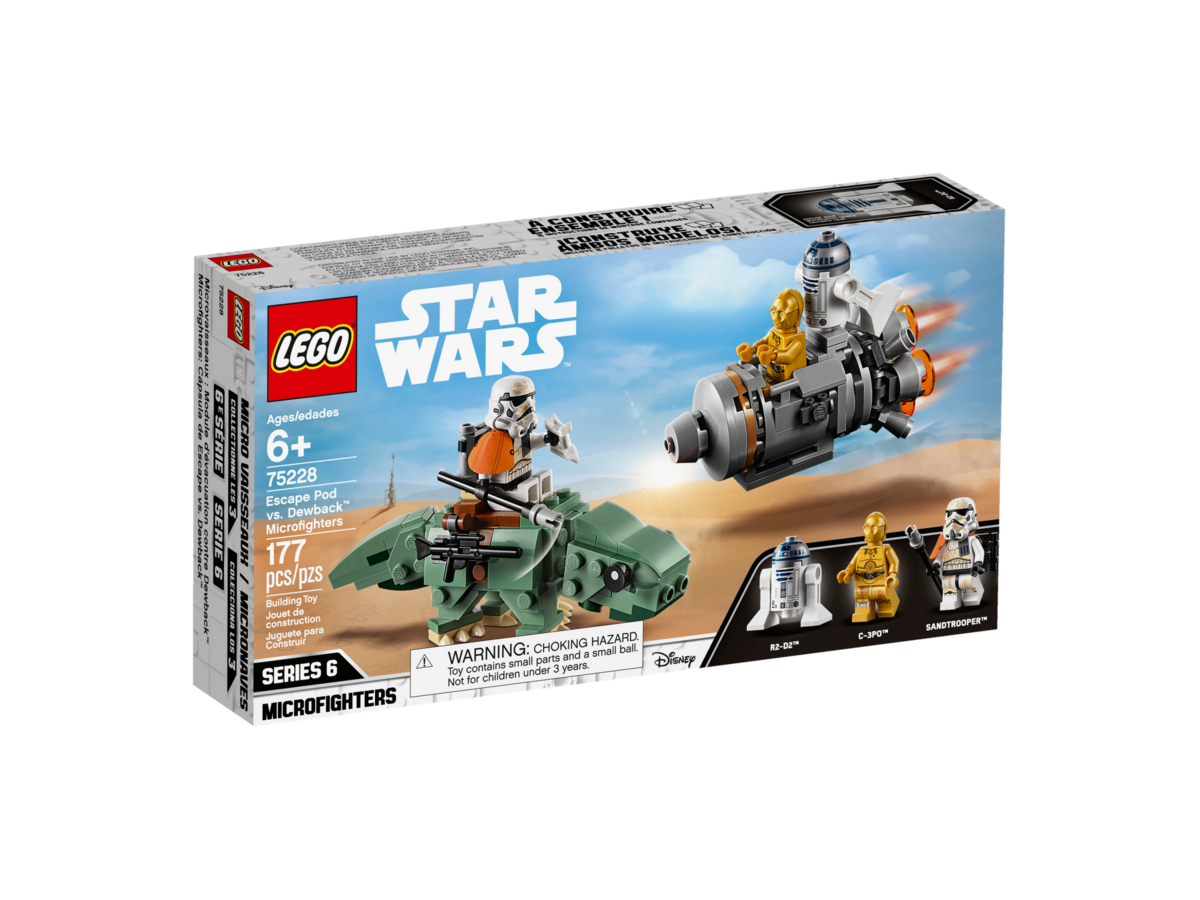 75228 Escape Pod vs. Dewback Microfighters - Brickipedia, the LEGO Wiki