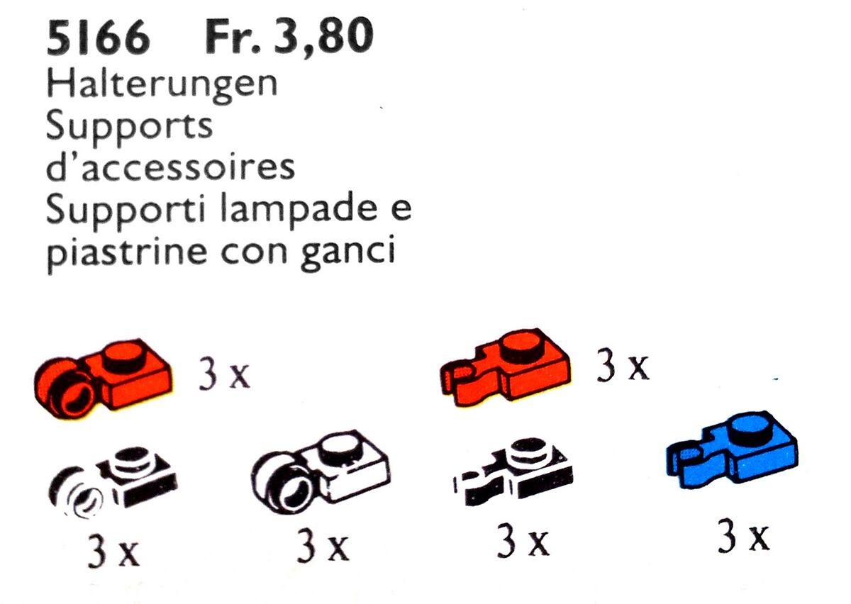 5166 Lampholders, Plates with Holder - Brickipedia, the LEGO Wiki