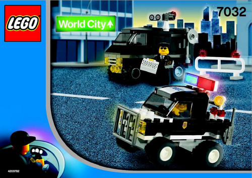 7032 Highway Patrol & Undercover Van - Brickipedia, the LEGO Wiki