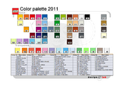 Colour palette - Brickipedia, the LEGO Wiki