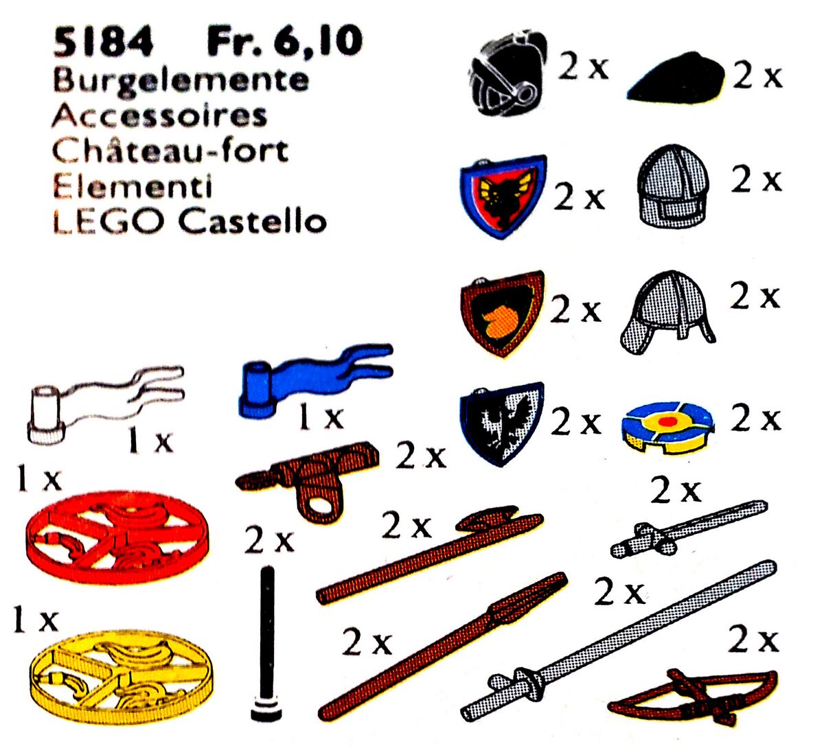 5184 Castle Elements - Brickipedia, the LEGO Wiki