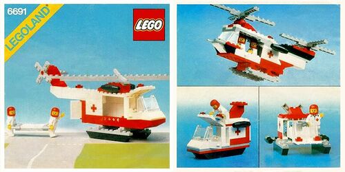 6691 Red Cross Helicopter - Brickipedia, the LEGO Wiki