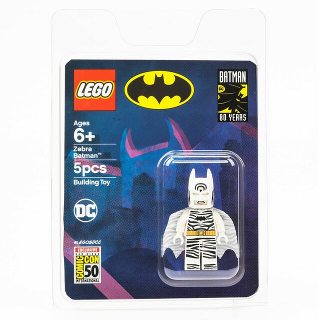 Comic-Con Exclusive Zebra Batman Giveaway - Brickipedia, the LEGO Wiki
