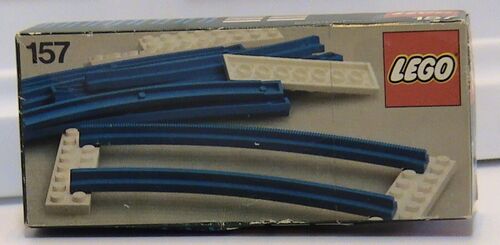 157 Curved Rails with Sleepers - Brickipedia, the LEGO Wiki