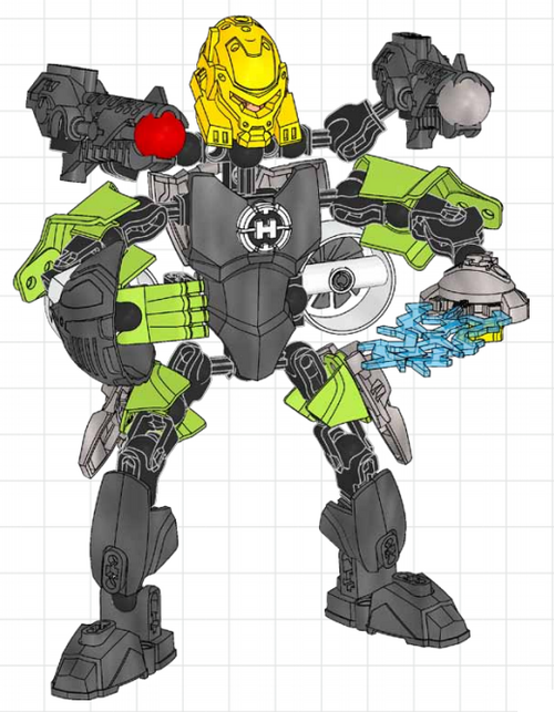 Breakout Heroes Combiner Model - Brickipedia, the LEGO Wiki