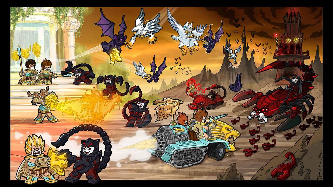 Brickipedia News:Chima concept art: bulls and lions and chi! Oh my ...