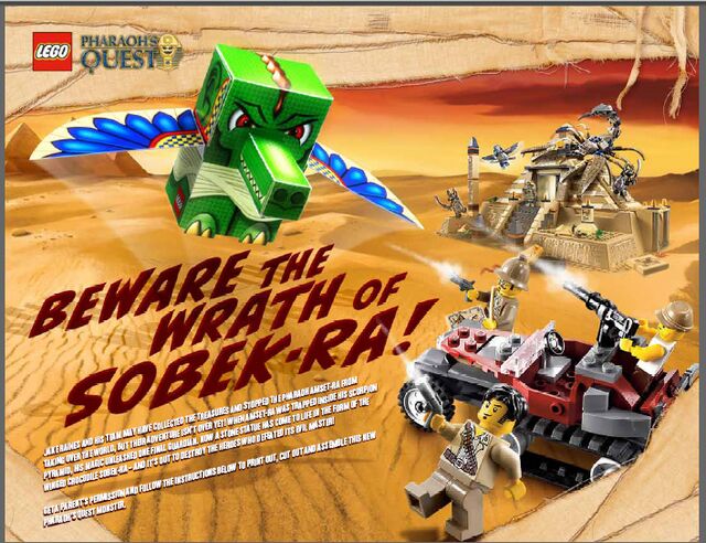 Beware The Wrath of Sobek-Ra! - Brickipedia, the LEGO Wiki