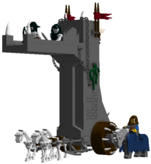 Fan:Skeleton Siege Tower - Brickipedia, the LEGO Wiki