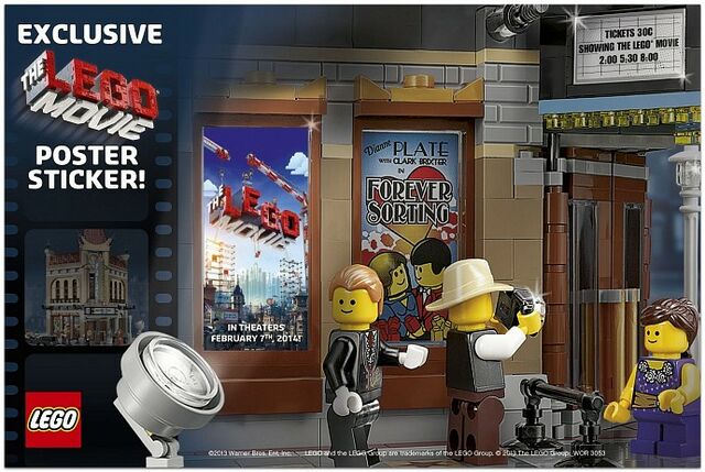 5002891 The LEGO Movie Mini Poster Sticker - Brickipedia, the LEGO Wiki