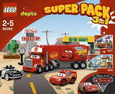 66392 Cars Super Pack 3-in-1 - Brickipedia, the LEGO Wiki