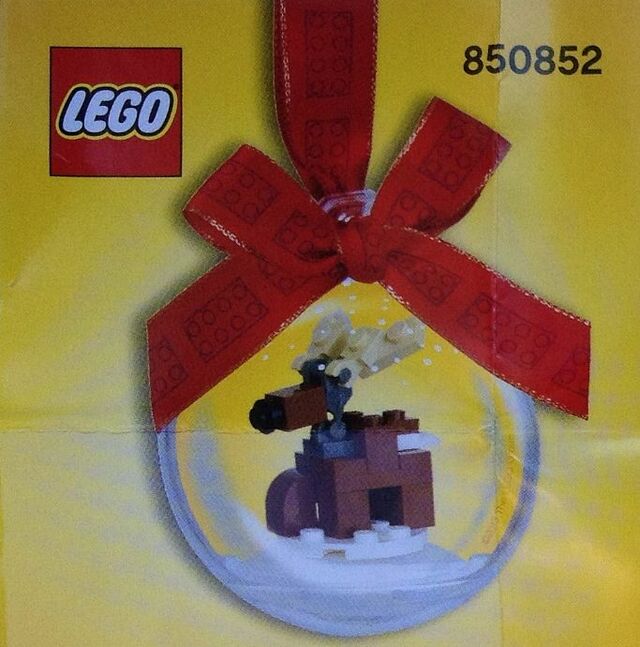 850852 LEGO Reindeer Holiday Bauble - Brickipedia, the LEGO Wiki