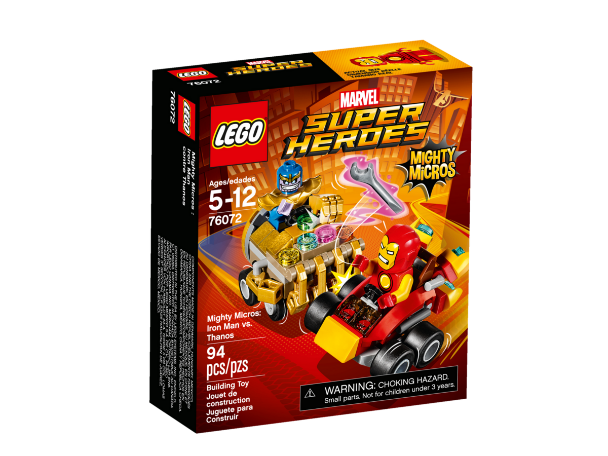 76072 Mighty Micros: Iron Man vs. Thanos - Brickipedia, the LEGO Wiki