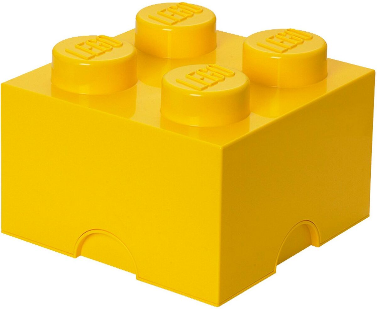 5003576 4-Stud Yellow Storage Brick - Brickipedia, the LEGO Wiki