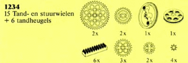 1234 Gear Wheel Assortment - Brickipedia, the LEGO Wiki