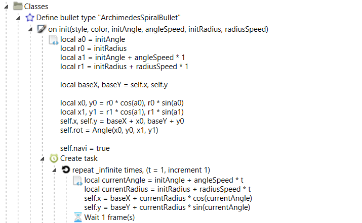 Define Bullet - LuaSTG Wiki