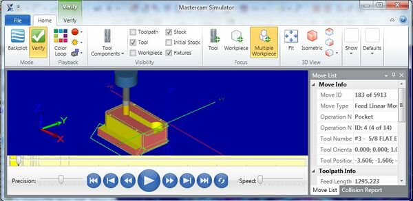 Mastercam Verification and G-Code - Mindworks