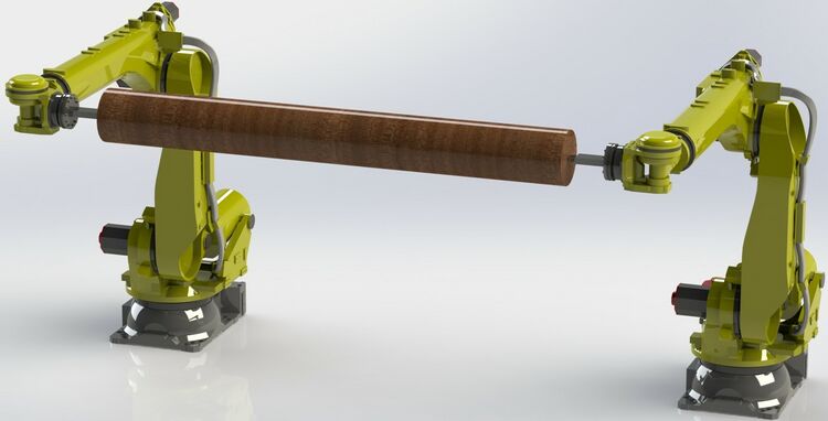 Dual Robot Log Handling - Mindworks