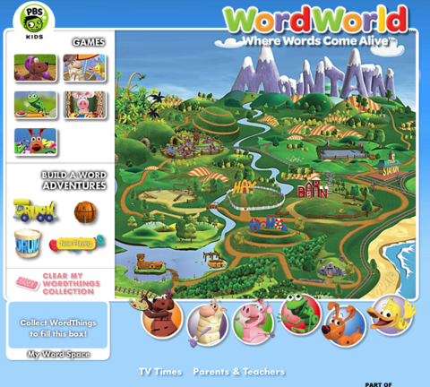 WordWorld (2007 Flash site) - Misc Data Digs