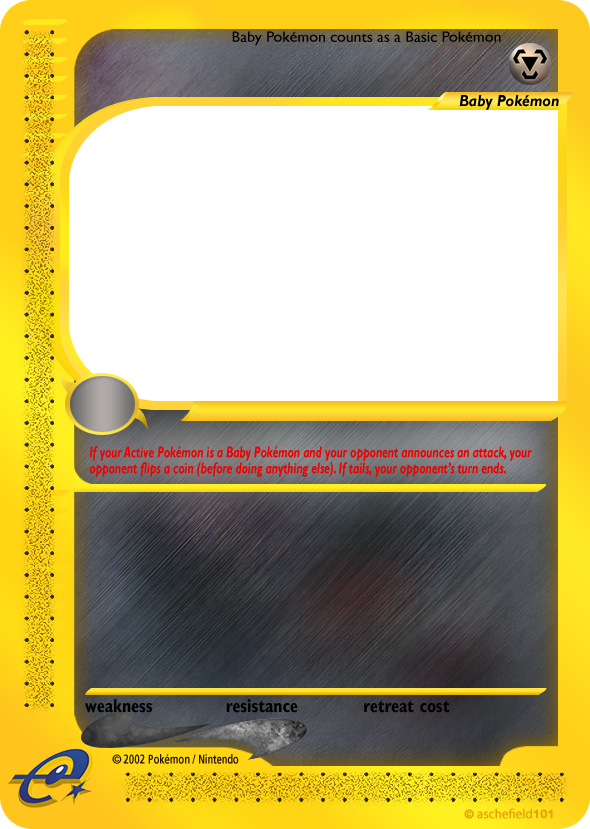 E Templates Metal - Pokemon TCG:R