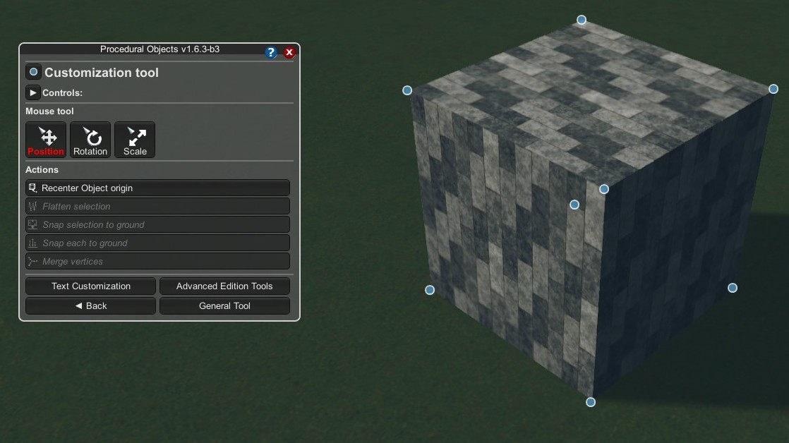 Customization Tool/ja - Procedural Objects