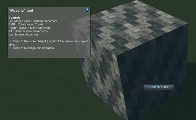 Move To Tool/fr - Procedural Objects