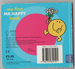 Mr. Happy: My First Mr. Men Book - Sanrio Wiki