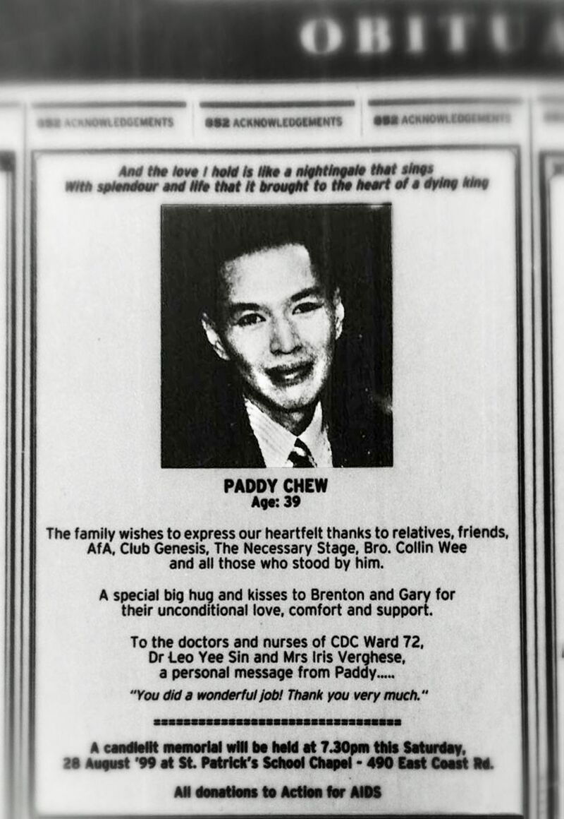 Paddy Chew - S'pore LGBT encyclopedia