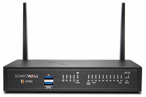 SonicWALL TZ 470W (APL57-0F2) - TechInfoDepot