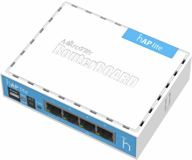 MikroTik RouterBOARD hAP lite (RB941-2nD) - TechInfoDepot