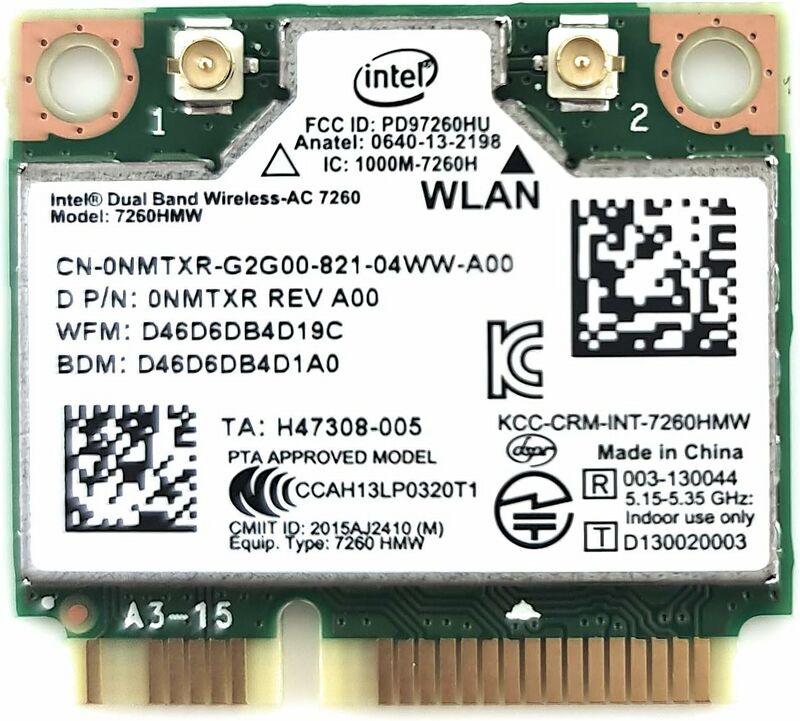 Intel Dual Band Wireless-AC 7260 (7260HMW) - TechInfoDepot
