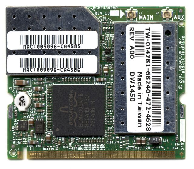 Dell Wireless 1450 (DW1450) - TechInfoDepot