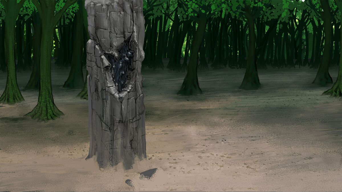 Red Forest stone pillar - Teraurge